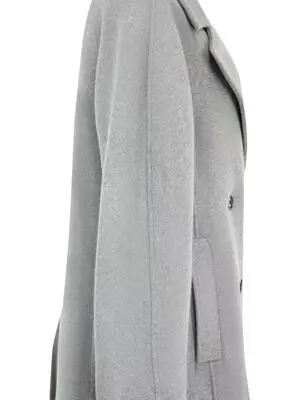 TOTEME Rounded Peacoat Melange - Grey