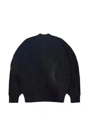 Comme Des Garçons Ribbed-knit Zip-up Cardigan