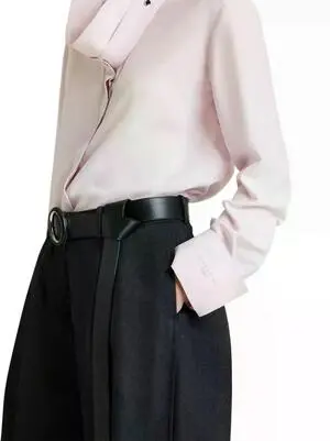 Givenchy Shirt In Silk With Deconstructed Collar
