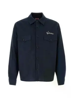 Kenzo Varsity Logo-embroidered Shirt
