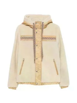 Moncler Hooded Cardigan - Neutrals