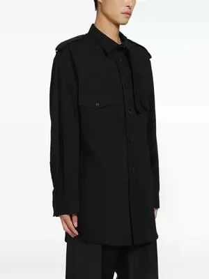 Yohji Yamamoto Epaulette Collar-tab Shirt