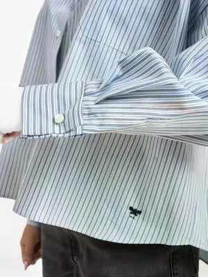 Max Mara Striped Chest-pocket Shirt