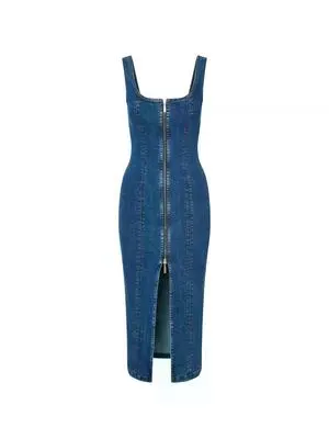 Liu Jo Midi Denim Dress With Zip