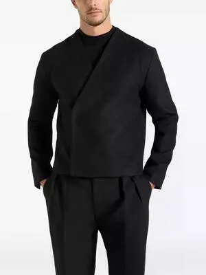 Manière De Voir Loris Kimono Jacket - Black