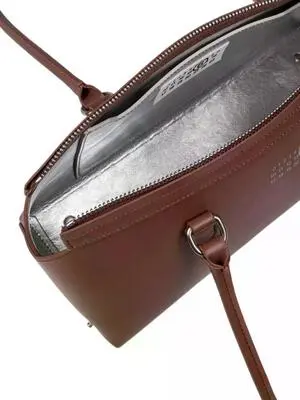 MAISON MARGIELA Small Bauletto Logo-print Leather Shoulder Bag