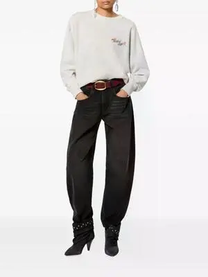 MARANT ETOILE Mobyli Bead-embroidered Logo Sweatshirt