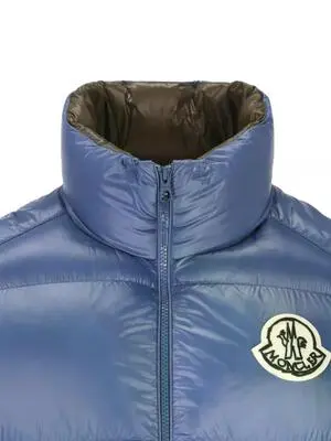 Moncler Belice Logo-patch Quilted Gilet - Blue