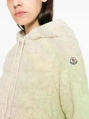 Moncler Quilted Fleece-texture Puffer Jacket