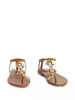 Emilio Pucci Bijoux Leather Sandals