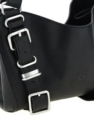 DIESEL® D-one' Small Handbag - Black