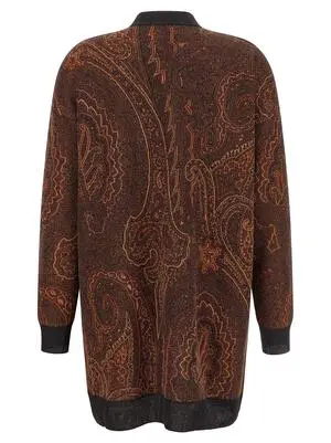 Etro Cardigan Paisley - Brown