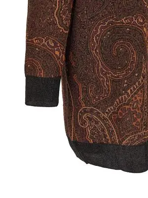 Etro Cardigan Paisley - Brown