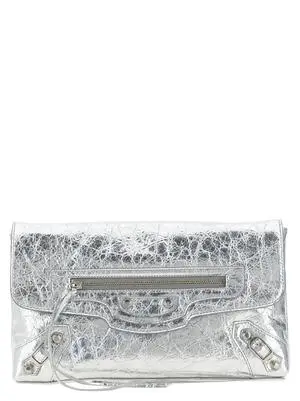 Balenciaga Le City' Clutch - Silver