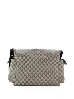 Gucci Diaper Bag Gg Coated Canvas Crossbody Bag