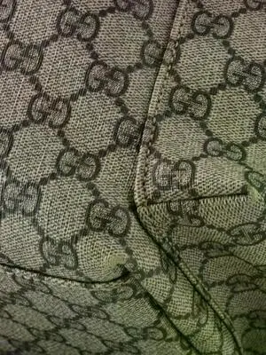 Gucci Diaper Bag Gg Coated Canvas Crossbody Bag