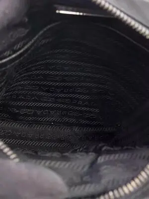 Prada 2013-2026 Saffiano Trimmed Tessuto Satchel