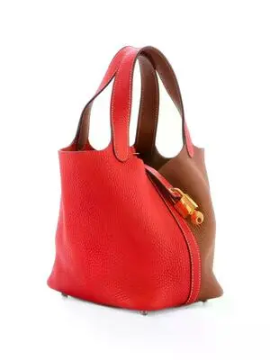 Hermès Casaque Picotin Lock Bag Clemence Pm Bucket Bag