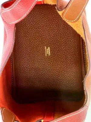 Hermès Casaque Picotin Lock Bag Clemence Pm Bucket Bag