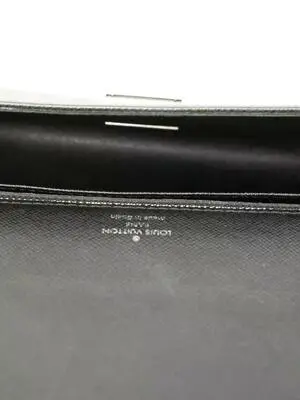 LOUIS VUITTON 2006 Taiga Selenga Clutch Bag - Black