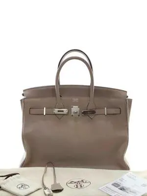 Hermès 2008 Togo Birkin Retourne 35 Handbag - Brown