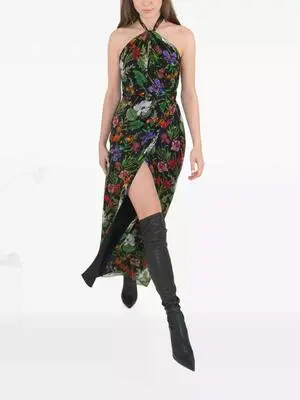 Borgo De Nor Alyona Lurex-georgette Maxi Dress