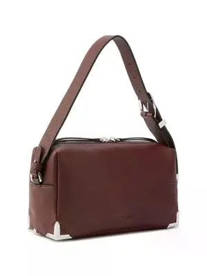 Pinko Logo-plaque Leather Shoulder Bag