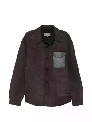 Mackage Check Wool Jacket - Brown