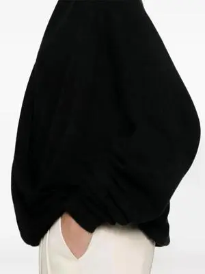 Frenckenberger Wrap-design Shawl-lapel Sweater