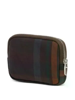 Bimba Y Lola Coated Hunter Green Tartan Coin Purse Coated Hunter Green Tartan Coin Purse Coated Hunter Green Tartan Coin Purse Coated Hunter Green Tartan Coin Purse - Brown