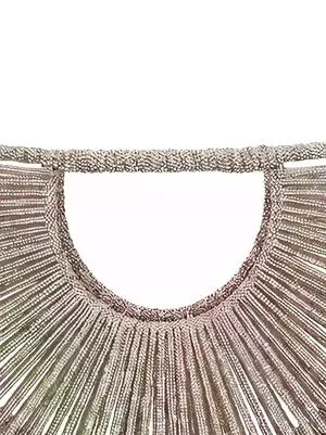 HIBOURAMA Demetra Crystal-embellished Clutch Bag - Silver