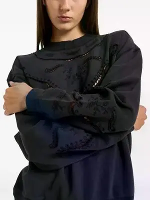 MARANT ETOILE Floral-embroidered Sweatshirt