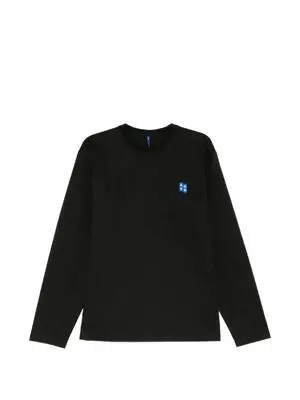 ADER ERROR Logo-patch Long-sleeve T-shirt - Black