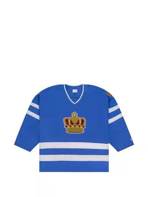 Aimé Leon Dore Crown-patch Striped Hockey Jersey