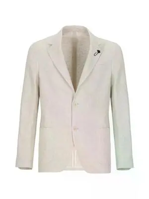 LARDINI Herringbone-weave Blazer