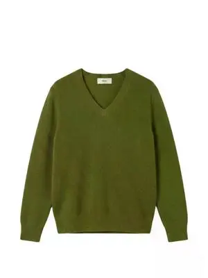 DUNST V-neck Sweater - Green