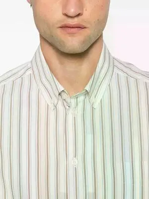 LES DEUX Striped Button-down Shirt