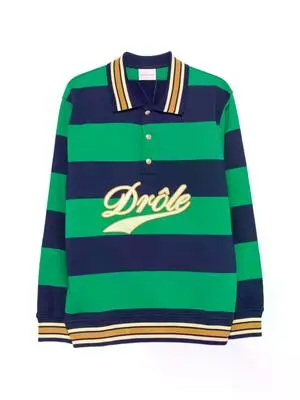 Drole De Monsieur Long Sleeve Polos For Men