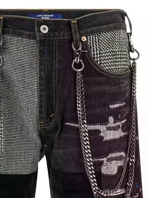 Junya Watanabe Chain-link Patchwork Jeans