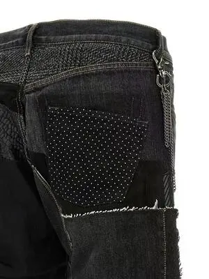 Junya Watanabe Chain-link Patchwork Jeans