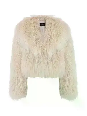 OW Thea Fur Jacket - Neutrals