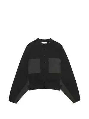 FRAME Panelled Flap-pocket Cashmere Cardigan