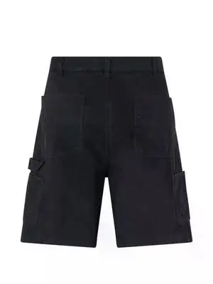 Moschino Logo-embroidered Cargo Shorts - Black