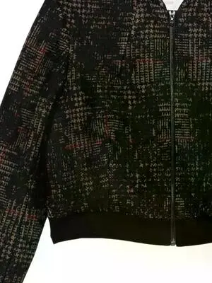 QUETSCHE Check-pattern Bomber Jacket