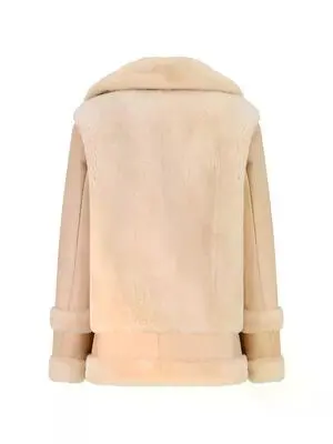 BLANCHA Panelled Shearling Jacket