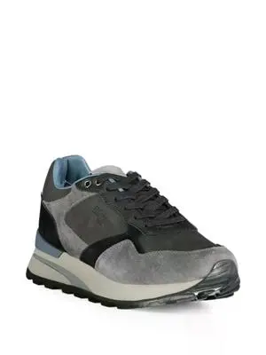 BLAUER. Suede Panelled Sneakers
