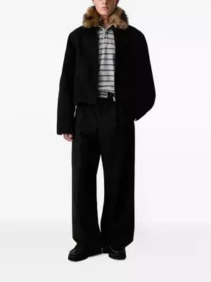 Vetements Faux-fur Trim Corduroy-collar Jacket