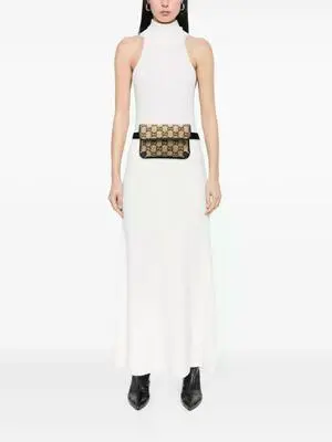 Gucci 2000-2015 Gg Wool Slim Belt Bag - Neutrals