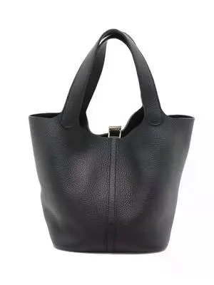 Hermès 2025 Clemence Picotin Lock 22 Handbag - Black