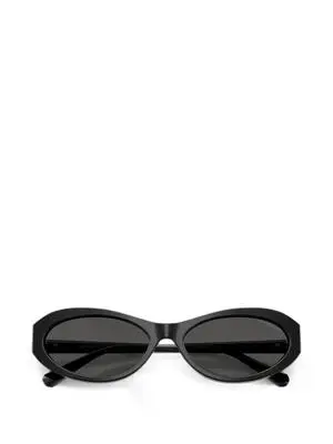 SWAROVSKI Crystal-embellished Oval-frame Sunglasses